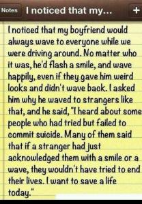 Just Being Friendly and Smiling May Be Enough to Save a Stranger’s Life ...