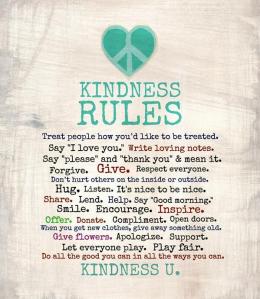 Kindness Rules (Great Infographic) – Kindness Blog