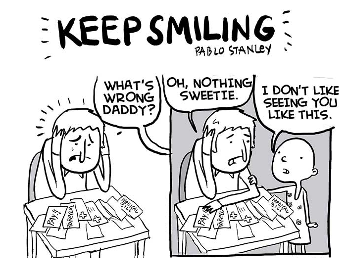Keep Smiling (Daddy) – by Pablo Stanley – Kindness Blog