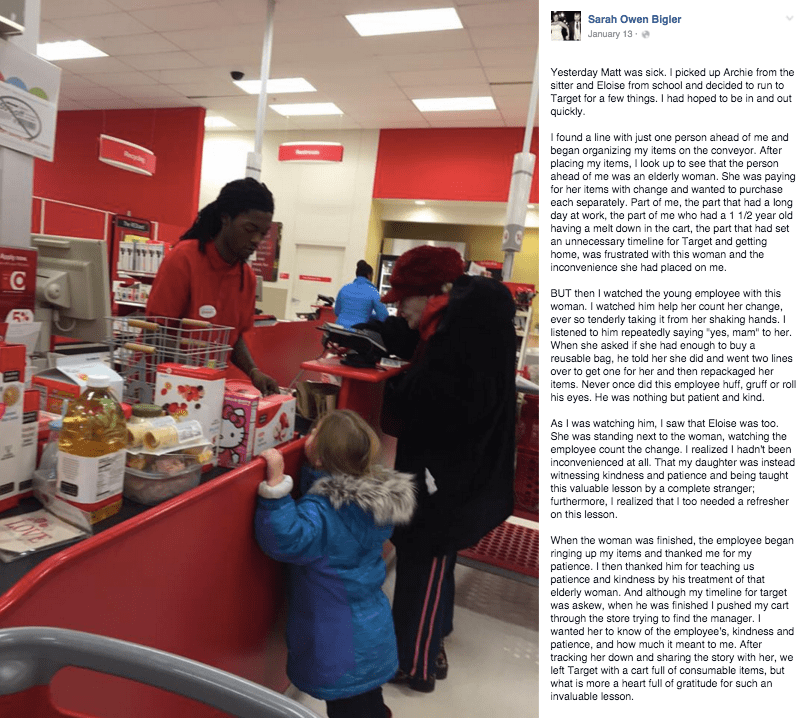 Target Employee’s act of Kindness Will Inspire YOU to Practice Kindness ...